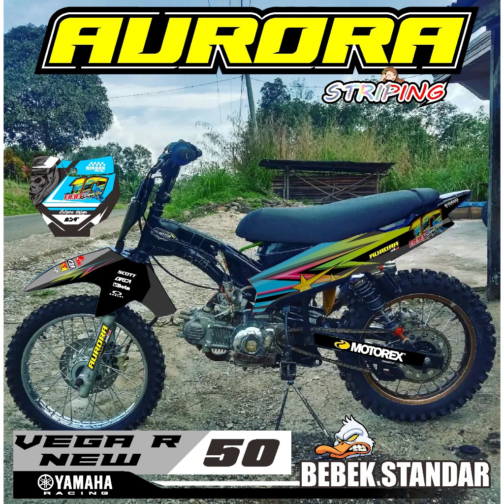Jual (COD) Sticker RBT VEGA R NEW RBT GASTRACK BEBEK STANDAR MODIF RBT ...