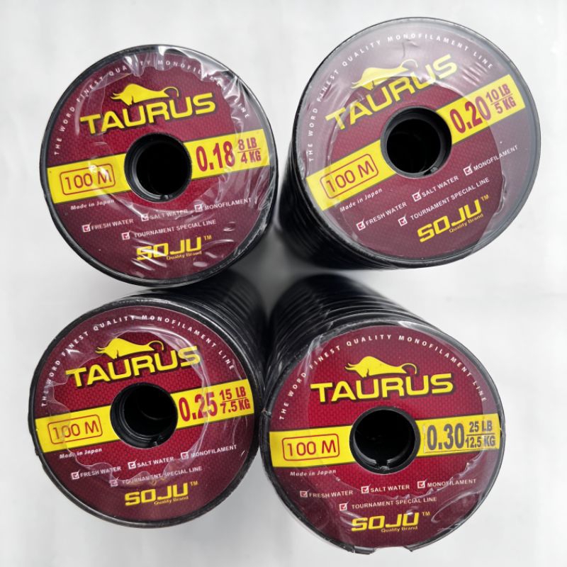 Jual Senar pancing Taurus 100 Meter connecting - senar pancing murah ...