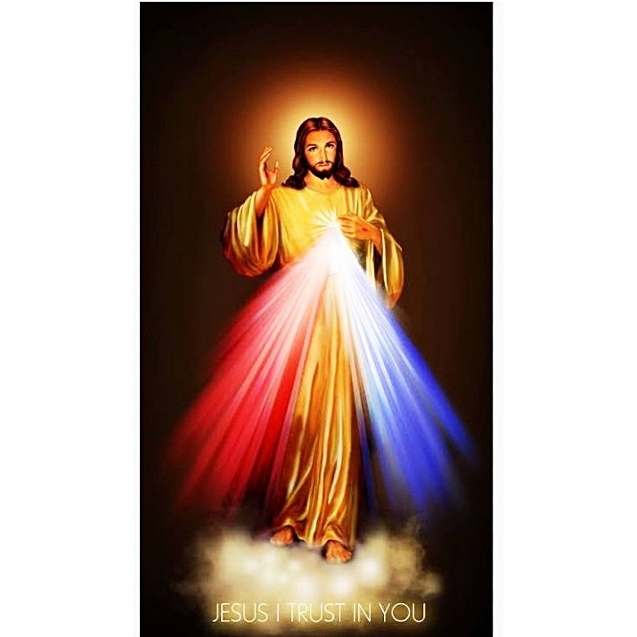 Jual Lukisan Tuhan Yesus dengan Cahaya Ilahi | Shopee Indonesia