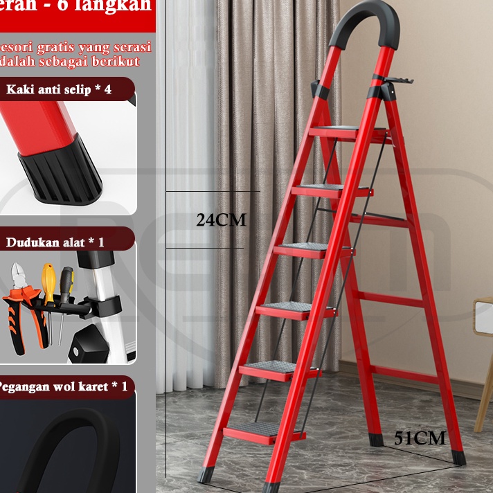 Jual Super Promo Reaim Tangga Rumah Tangga Lipat 36 Step Tangga Lipat ...