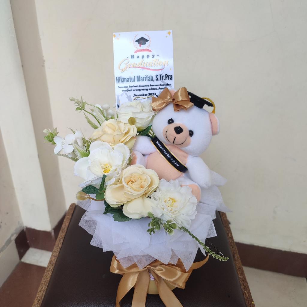 Jual ( BISA DIKIRIM KELUAR KOTA ) Bloom Box Buket Boneka Bunga Kado ...