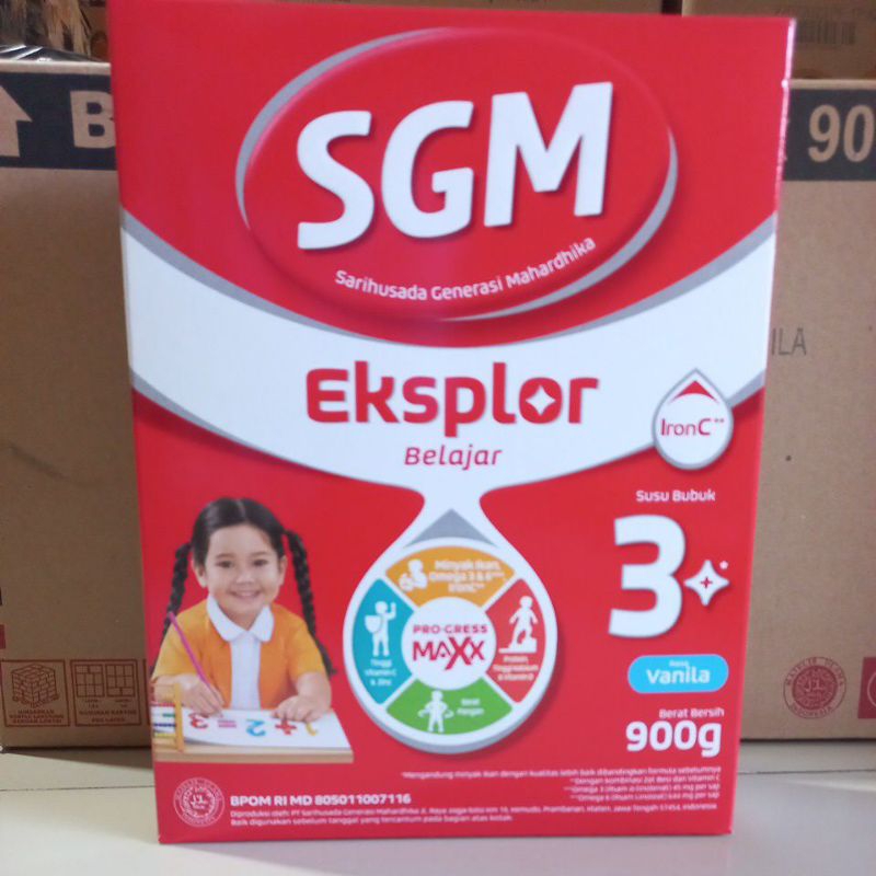 Jual SGM Explor 3+, 5+ 900g Vanila/Madu Progress Maxx | Shopee Indonesia