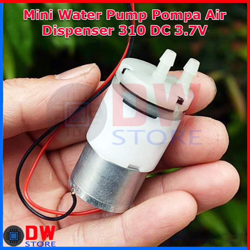 Jual Pompa Air Akuarium Dispenser Mini Water Pump 310 DC 3.7V 3V-5V ...