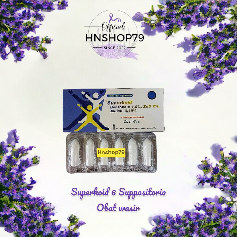 Jual Superhoid 6 Suppositoria - Obat Wasir | Shopee Indonesia