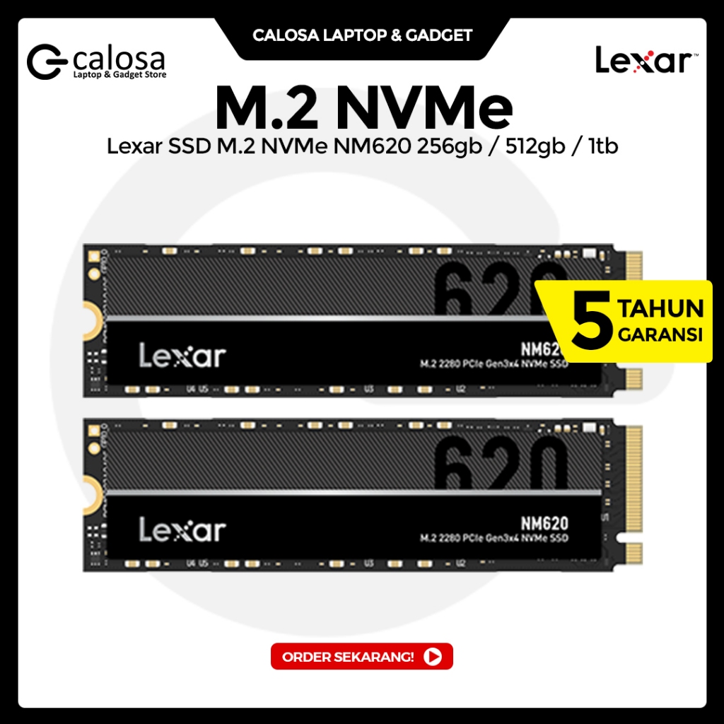 Jual SSD NVMe LEXAR NM620 M.2 2280 PCIe Gen3x4 ORIGINAL GARANSI RESMI ...