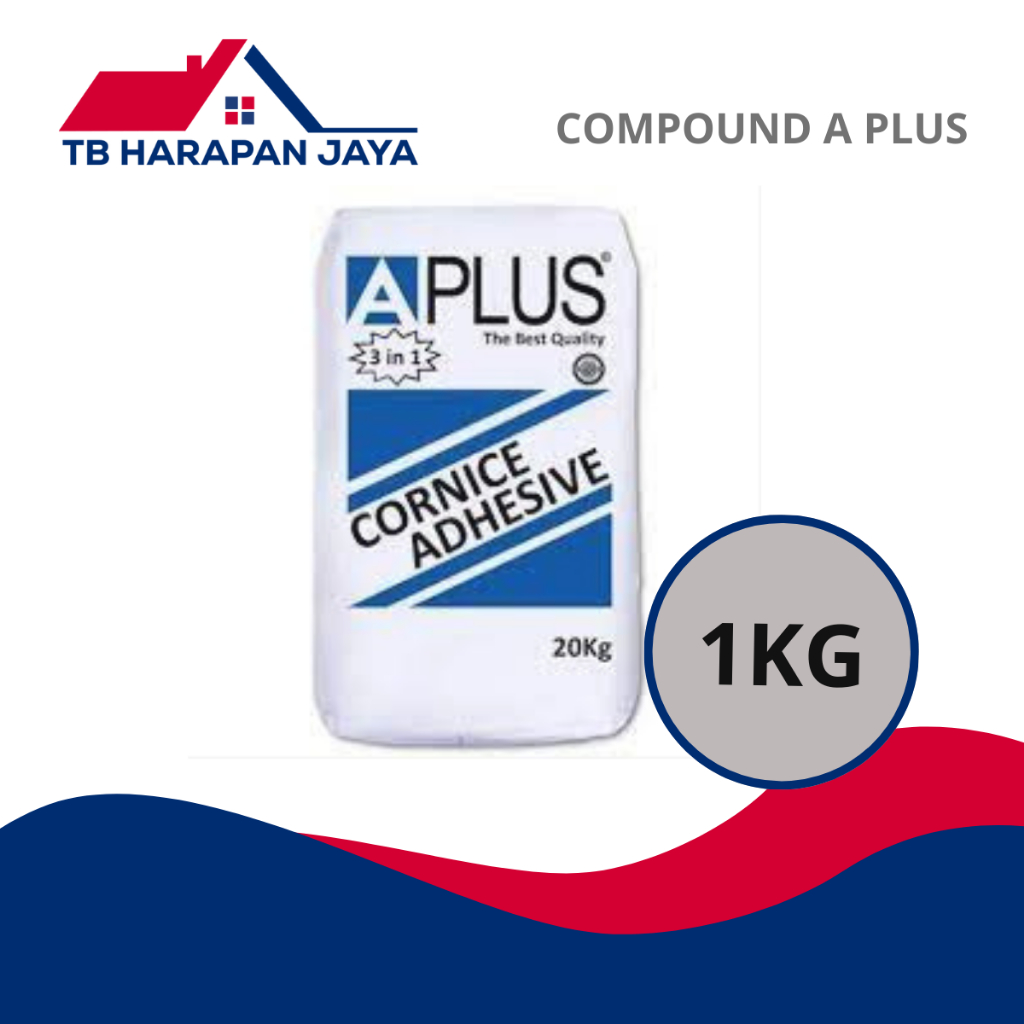 Jual Compound A Plus 1-5 kg / Compound Kiloan / Kompon Gypsum APlus ...