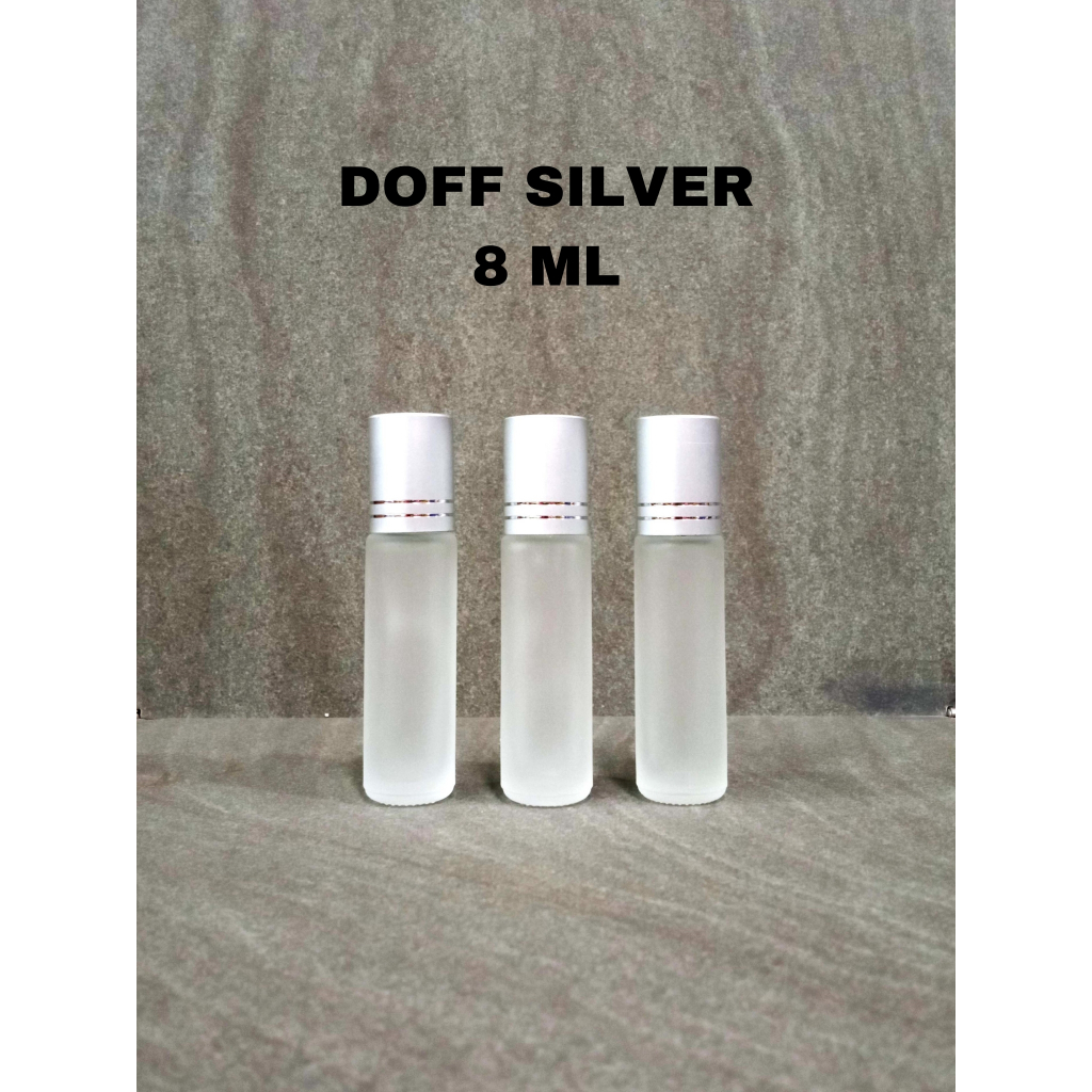 Jual Botol Parfum Doff Silver 8 ml (roll on) | Shopee Indonesia