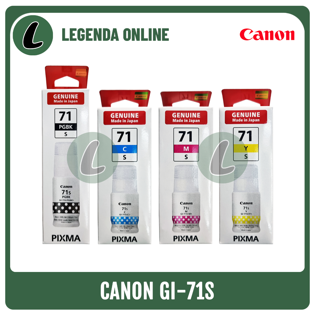 Jual Tinta Canon GI-71S Small GI71S 71 S Original (untuk G1020/G2020 ...