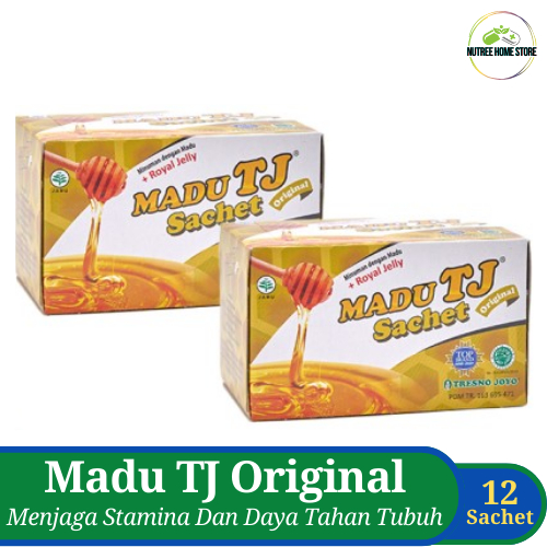Jual Madu TJ Rasa Original Box 12 Sachet Untuk Daya Tahan Tubuh ...