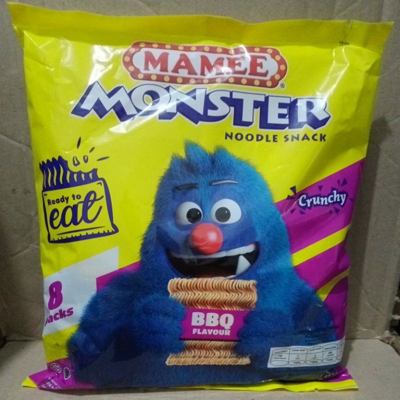 Jual Mamee Monster BBQ Flavour Isi 8 | Shopee Indonesia