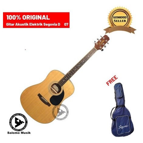Jual Gitar Akustik Segovia D07 SN Non Preamp Original | Shopee Indonesia