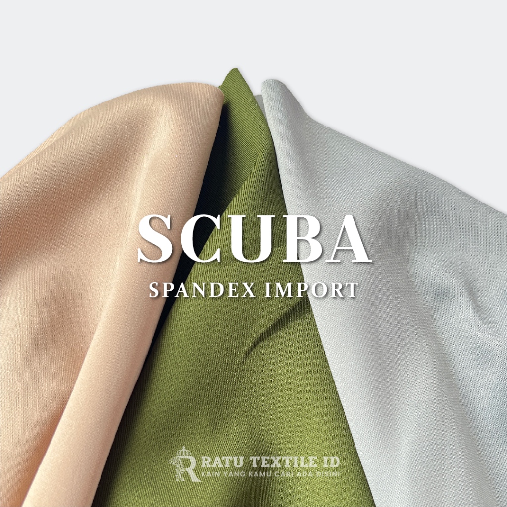 Jual Kain Scuba Polos / Bahan Scuba Premium / Kain Stretch Premium ...