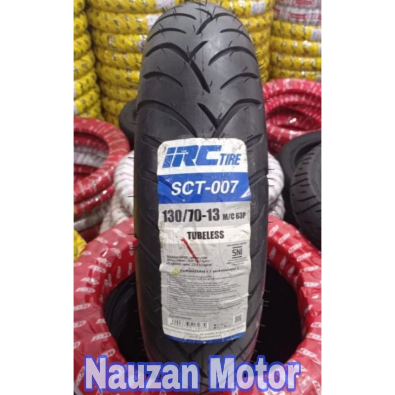 Jual Ban Motor PCX 160 IRC SCT-007 130/70-13 +Pentil Tubelles | Shopee Indonesia
