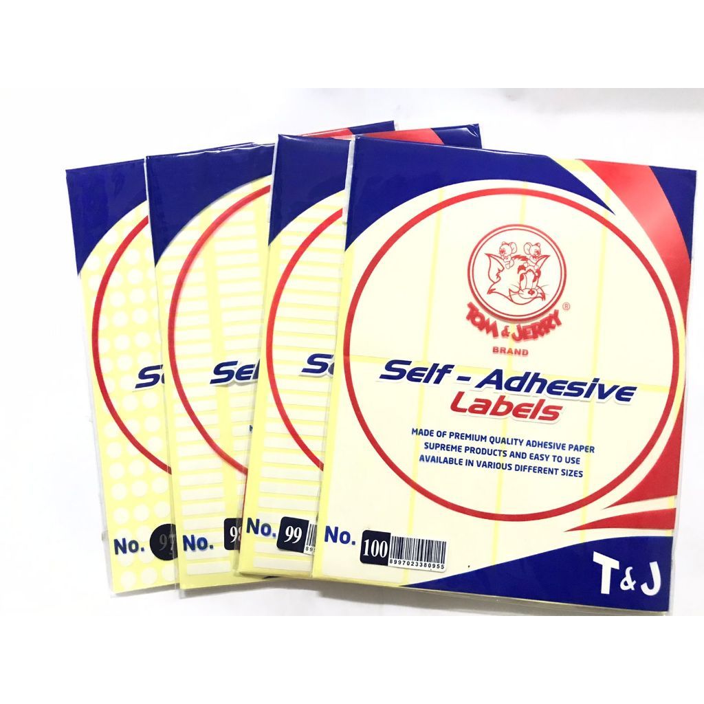 Jual Label Stiker Tom & Jerry Putih / Sticker Tempel TJ Warna Putih 10 Lembar | Shopee Indonesia