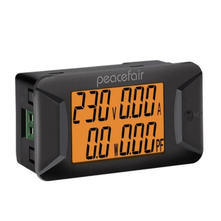 Jual AC Digital Watt Meter PZEM-028 AC40-400V 100A Peace Fair PZEM 028 ...