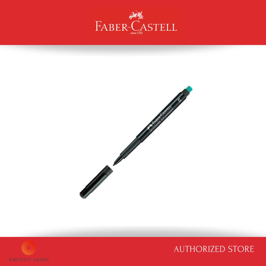 Jual Faber-Castell Marker MultimarkPermanent F/M Black | Shopee Indonesia