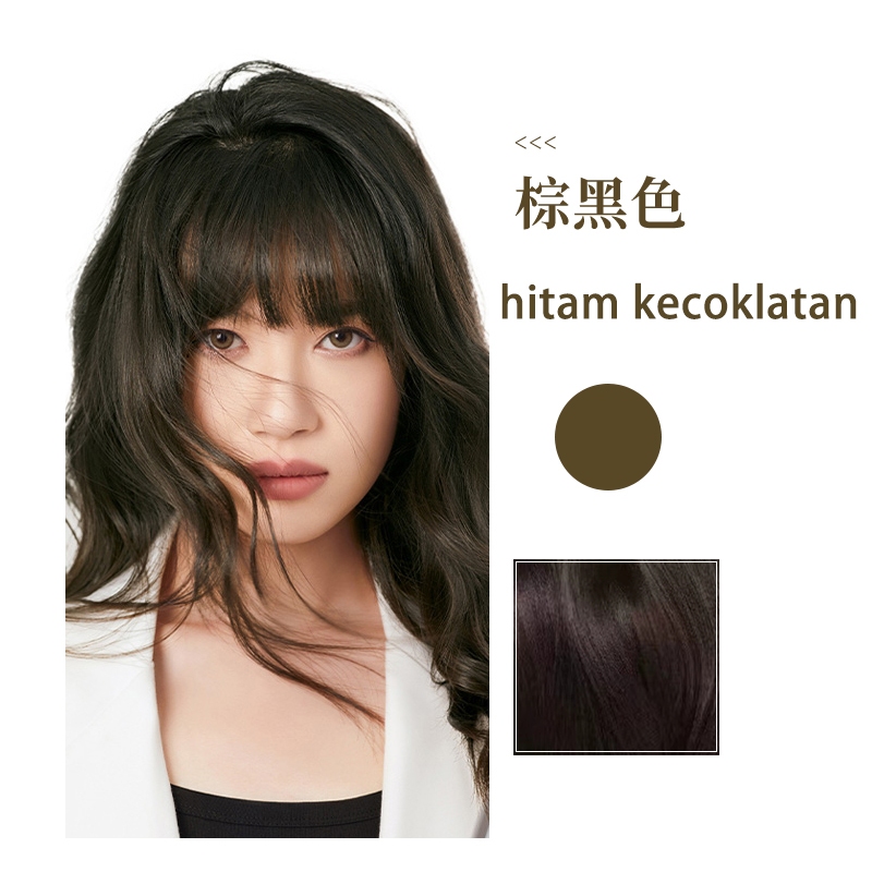 Jual QIWEITANG Pewarna Rambut Tanaman Gelembung Pencet Dan Gunakan ...