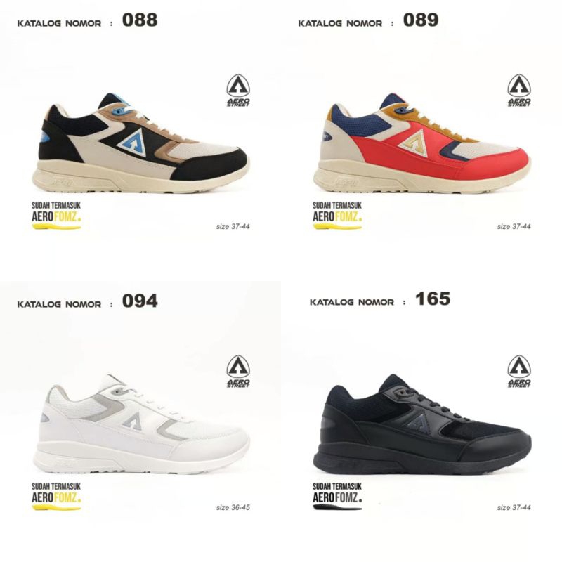 Jual Aerostreet Osaka Vintage | Aerostreet Osaka Abu hitam | Aerostreet ...