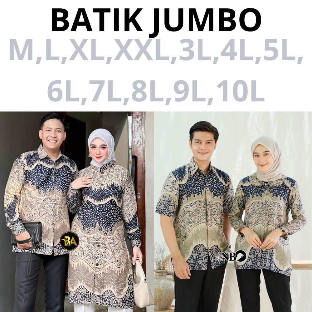Jual Batik jumbo BIG SIZE JUMBO XXL XXXL 3L 4L 5L MURAH BATIK JUMBO COUPLE "M,L,XL,XXL,XXXL ...