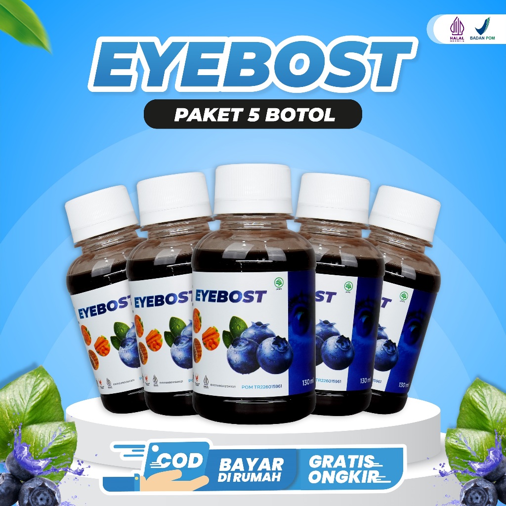 Jual Eyebost – Madu Herbal Vitamin Mata Paket 5 Botol 160gr | Shopee ...