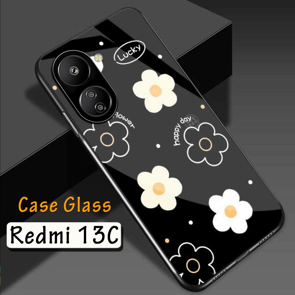 Jual (H87) Softcase Kaca Redmi 13c Terbaru - Case Hp Redmi 13c Terbaru ...