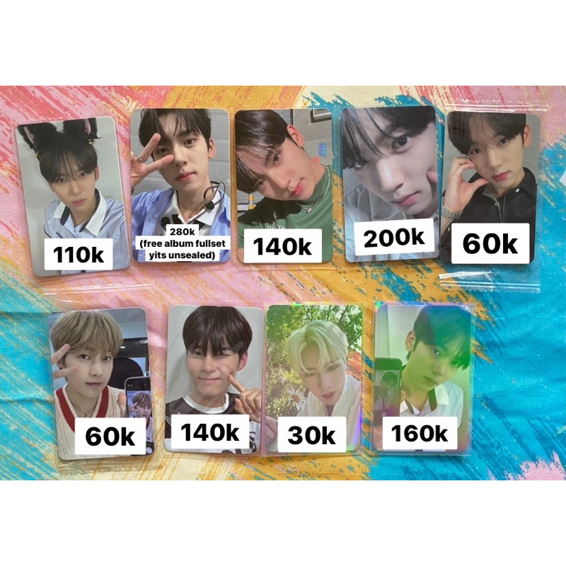 Jual [ READY ] wts aab official pc / photocard zb1 zerobaseone han yujin yucil makestar cat ...