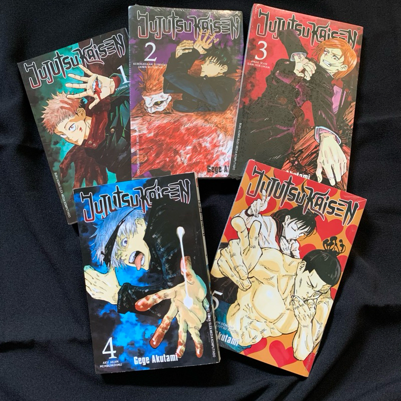 Jual komik jjk jujutsu kaisen vol 1, 2, 3, 4, 5 sealed & unsealed (ada shopee video) | Shopee ...
