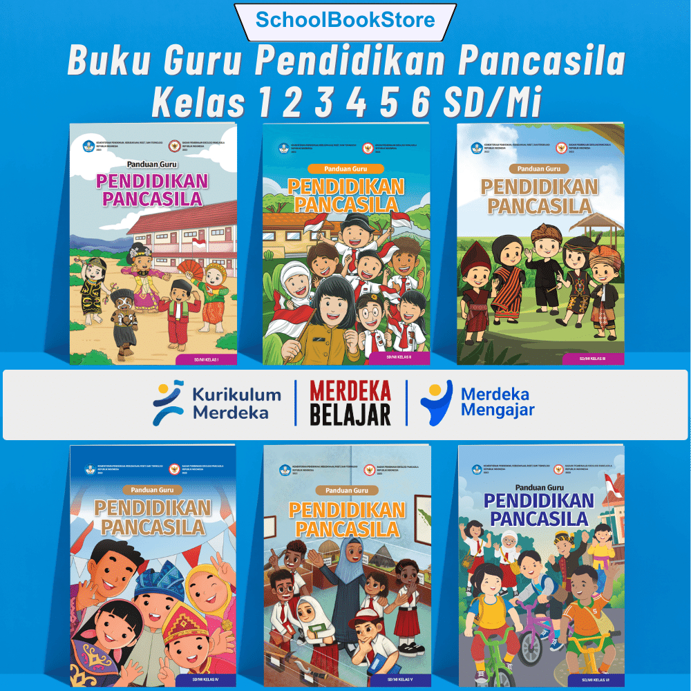 Jual Buku Panduan Guru Pendidikan Pancasila SD MI Kelas 1,2,3,4,5,6 Kurikulum Merdeka Belajar ...