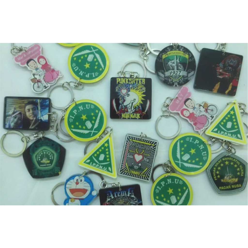 Jual Gantungan Kunci/Ganci/Bandul Kunci Akrilik Custome FOTO, LOGO ...