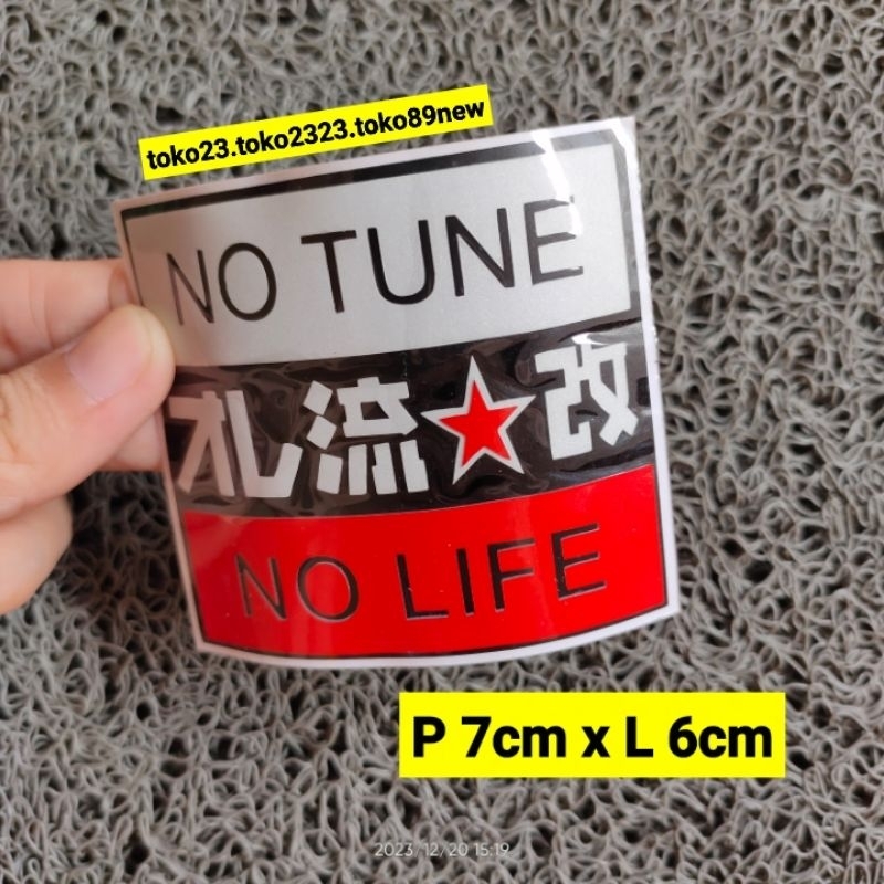 Jual stiker cutting motor kata kata no tune no life | Shopee Indonesia