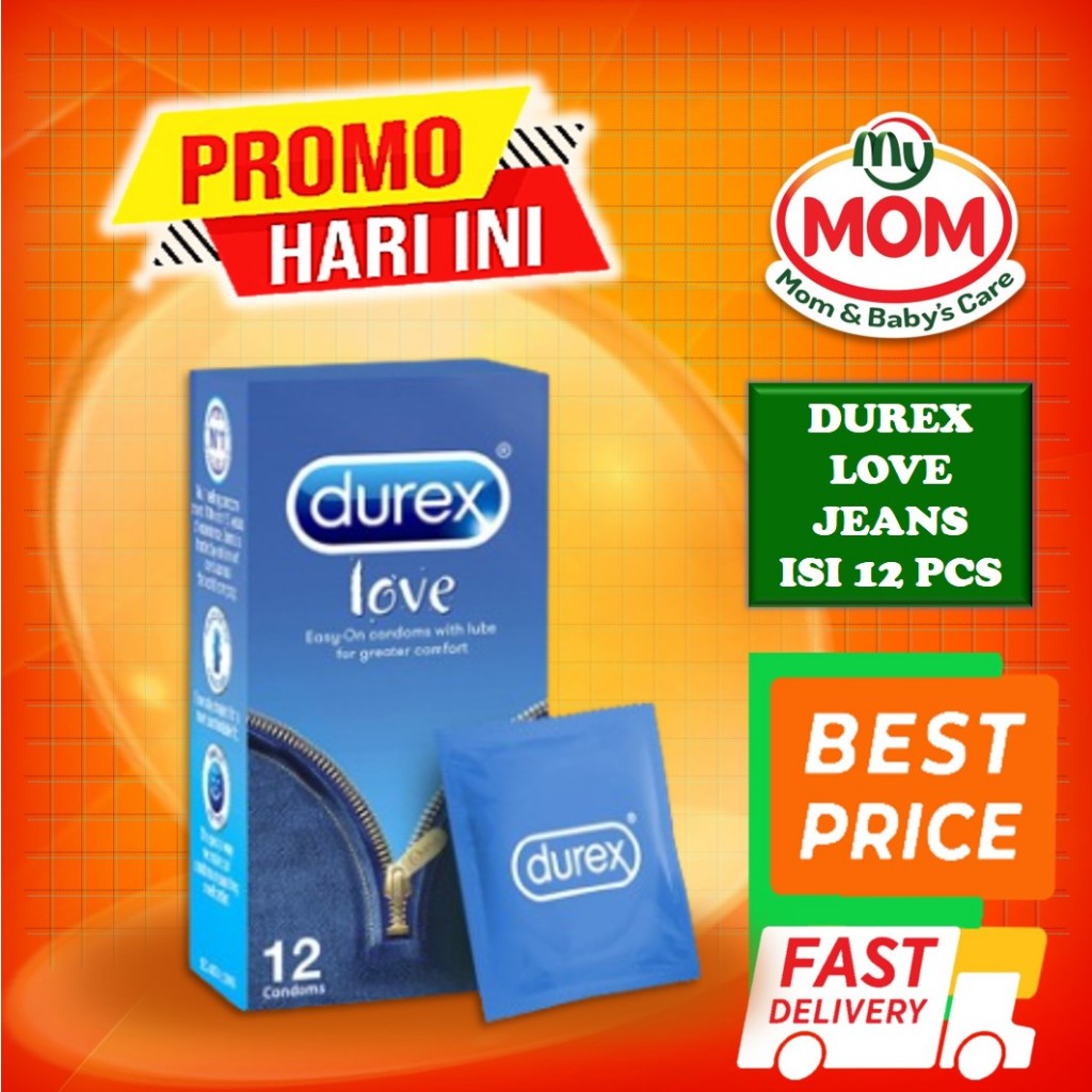 Jual Kondom DUREX Love Jeans Isi 12 Pcs - Extra Aman - Alat Kontrasepsi - My Mom | Shopee Indonesia