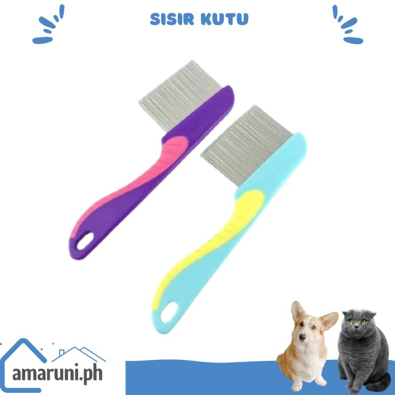 Jual Sisir Kucing Kutu Sisir Kutu Anjing Kelinci Sisir Hewan Besi ...