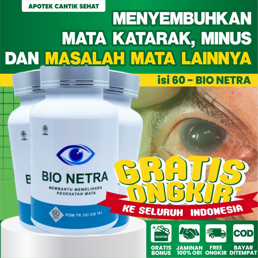 Jual BIONETRA ASLI OBAT MATA KATARAK MINUS MATA PLUS GLAUKOMA OBAT MATA ...