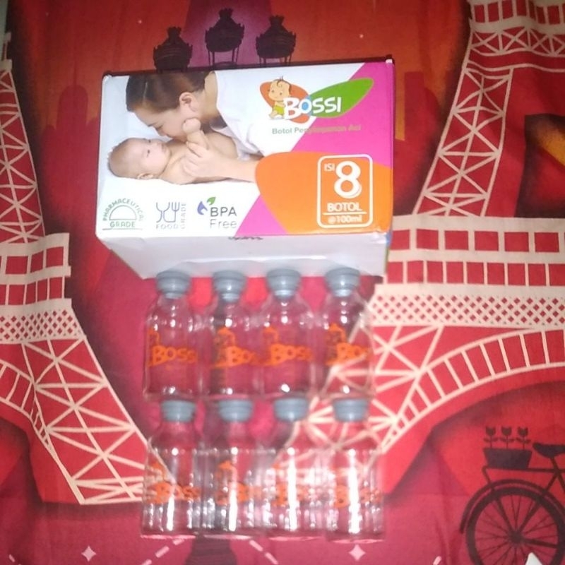 Jual Bossi Botol Kaca ASI 100 ml isi 8 Botol | Shopee Indonesia