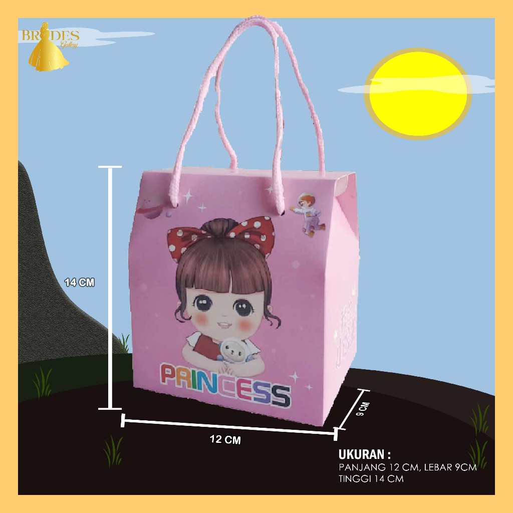 Jual BD Paperbag Ulang Tahun / Goodie Bag Ulang Tahun Bermacam Karakter ...