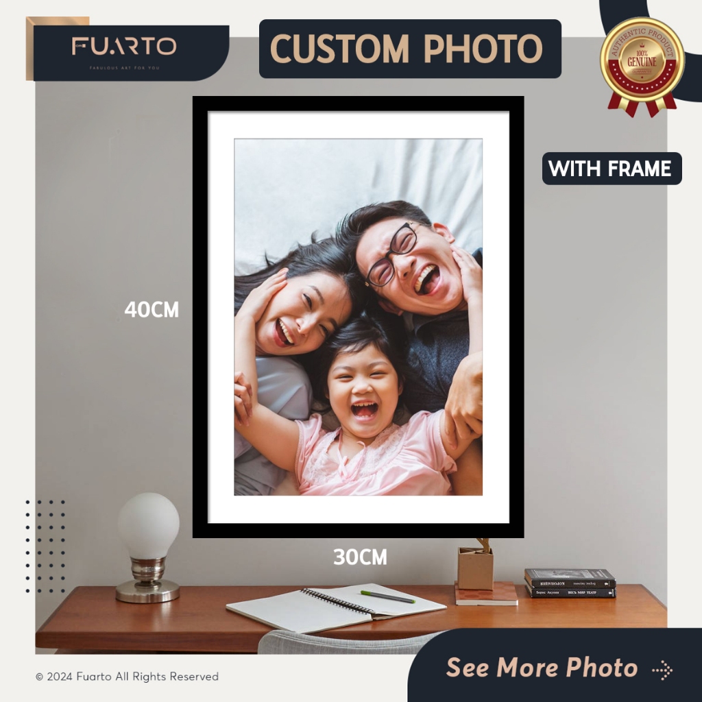 Jual Cetak Foto Custom Pajangan Dinding Hiasan 30 x 40cm | MDF Board ...