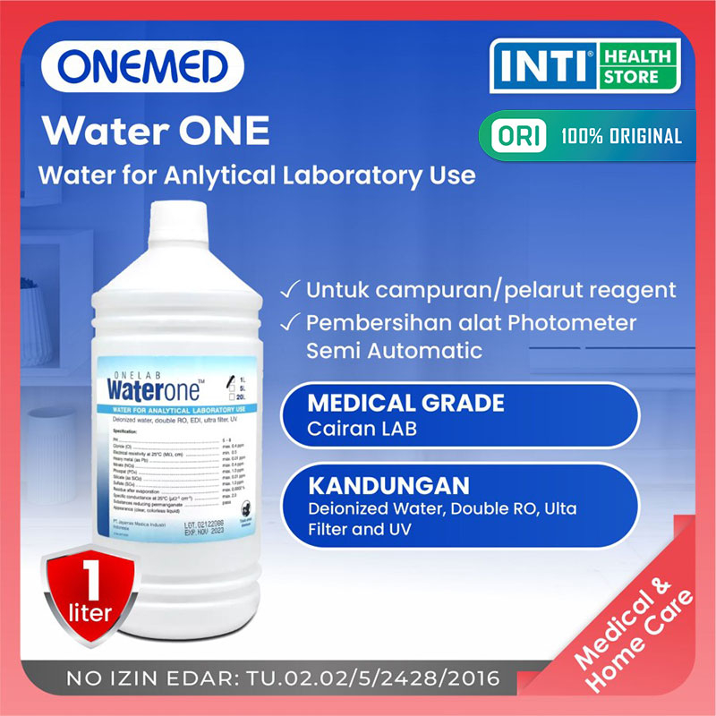 Jual ONEMED Water One 1 Liter | Water One Pure Water | Shopee Indonesia