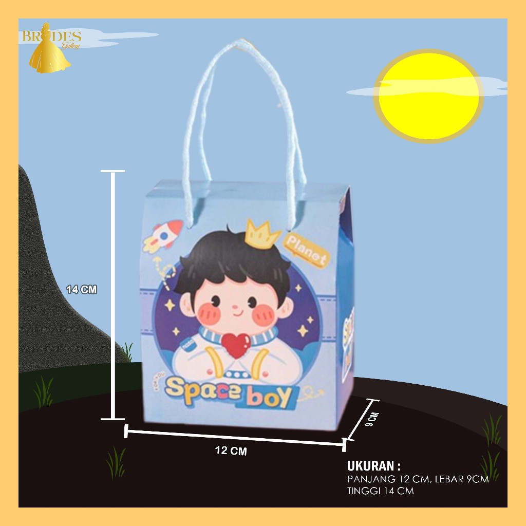 Jual BD Paperbag Ulang Tahun / Goodie Bag Ulang Tahun Bermacam Karakter ...