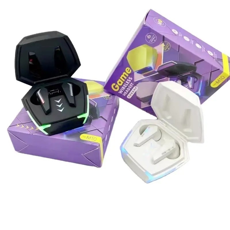 Jual M10 Bluetooth Gaming TWS with Mic Full Bass Stereo Wireless ...