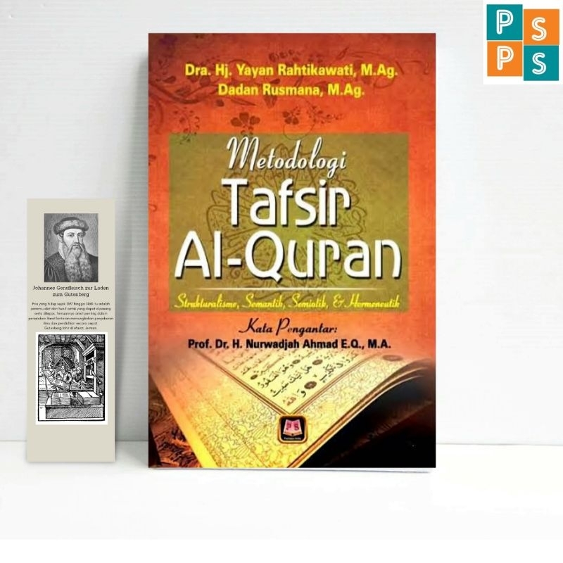 Jual BUKU ORIGINAL Metodologi Tafsir Al Quran Strukturalisme, Semantik, Semiotik dan ...