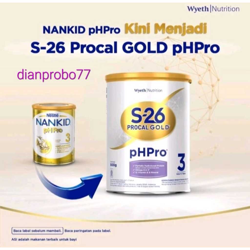 Jual S26 Procal Gold PH Pro tahap 3 ukuran 800gr | Shopee Indonesia