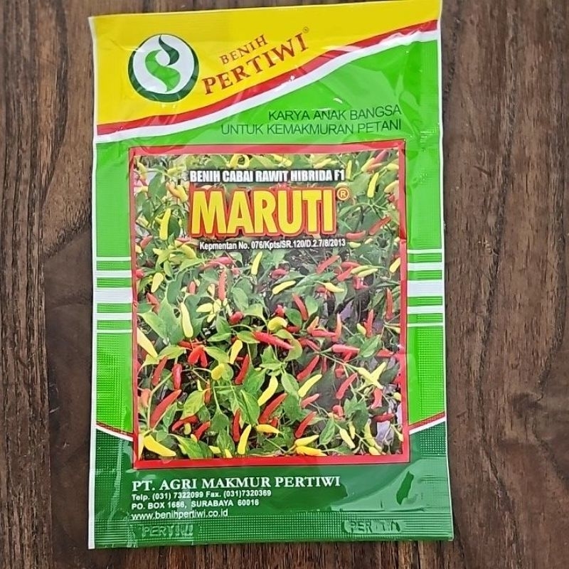 Jual Benih cabai rawit Maruti kemasan 10 gram asli original | Shopee ...