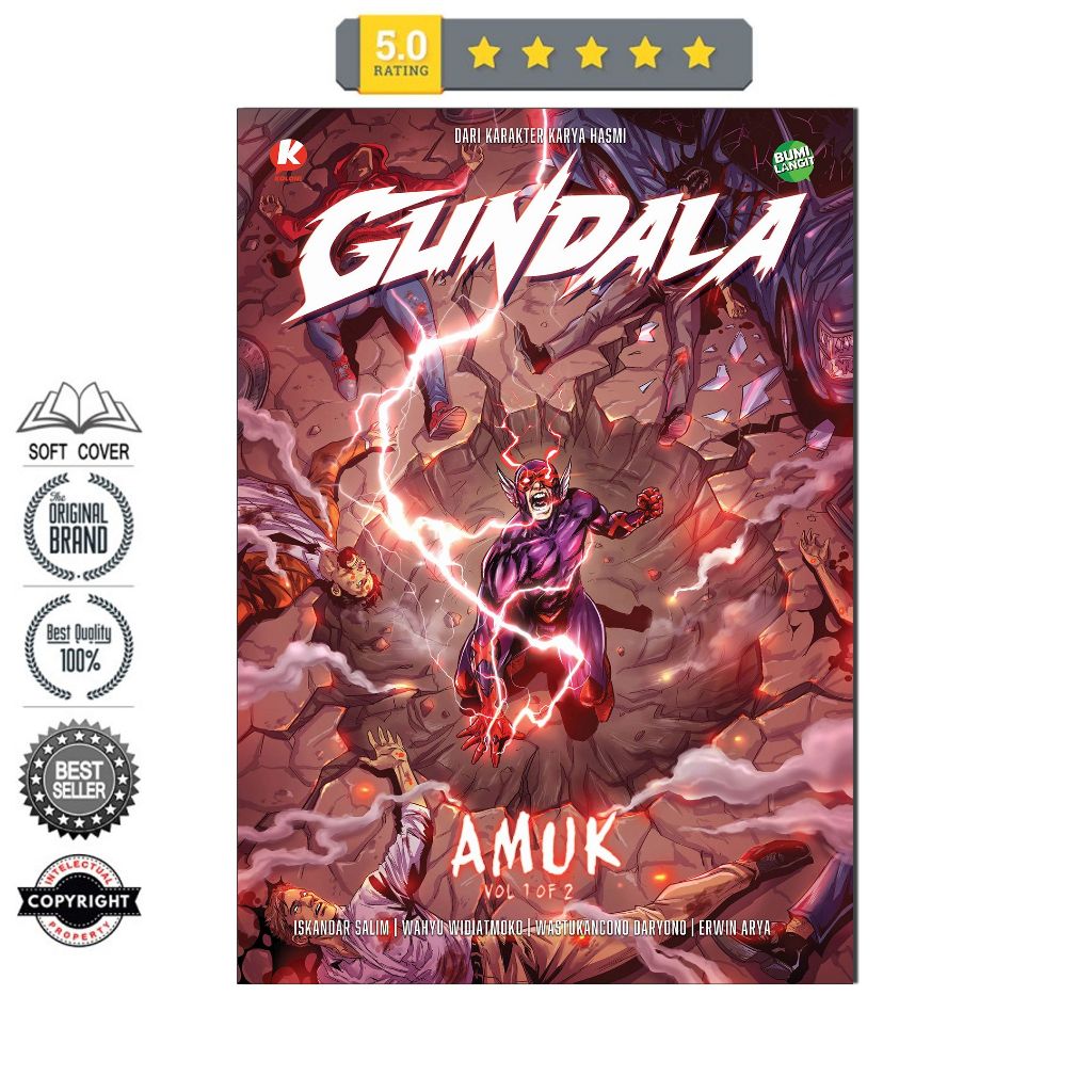 Jual Bumilangit Komik Gundala AMUK vol 1 | Shopee Indonesia