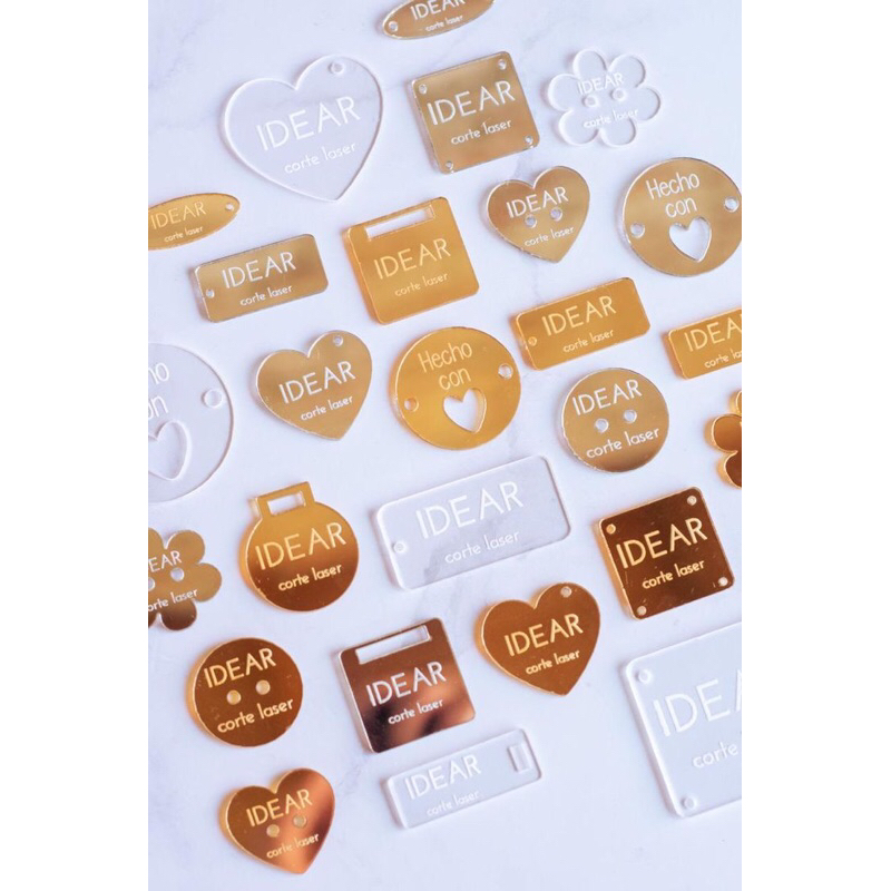 Jual Custom LABEL HIJAB Label Baju Akrilik Label Brand Akrilik Custom ...