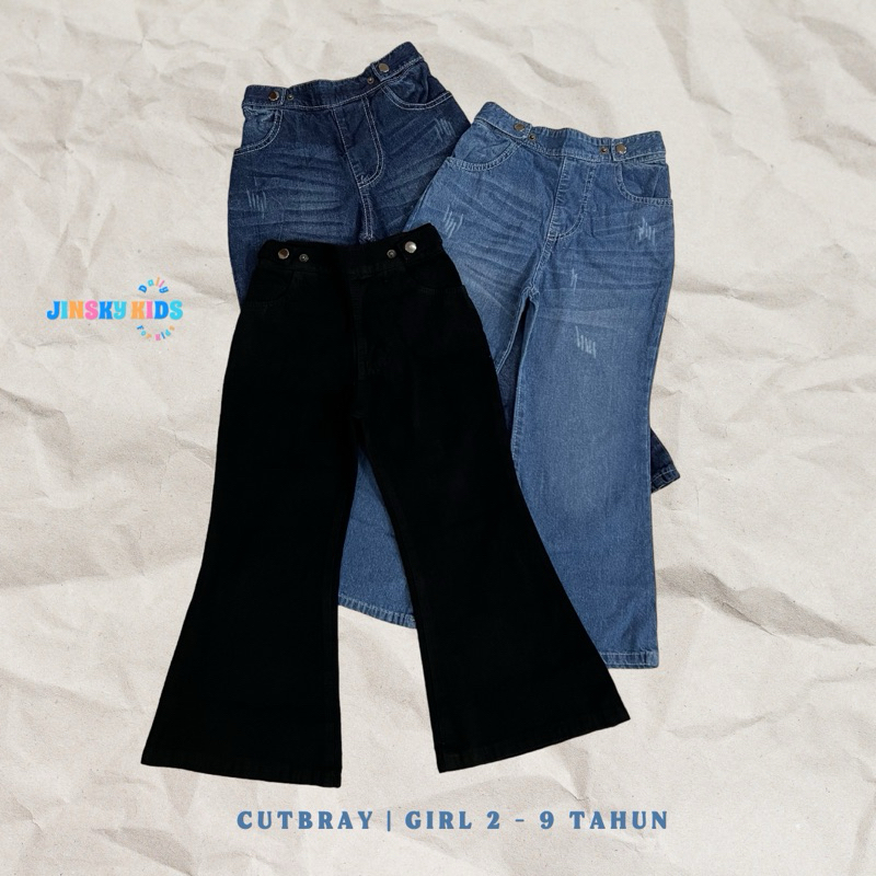 Jual Cutbray - Celana Cutbray Jeans Anak Perempuan 2-9 tahun | Shopee ...