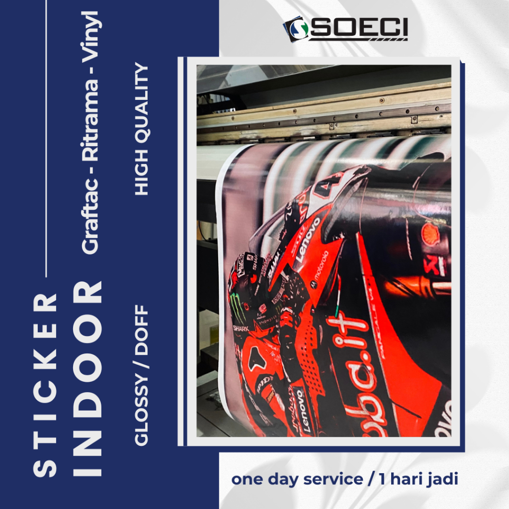 Jual PRINT STICKER GRAFTAC RITRAMA VINYL / INDOOR / METERAN / CUSTOM ...