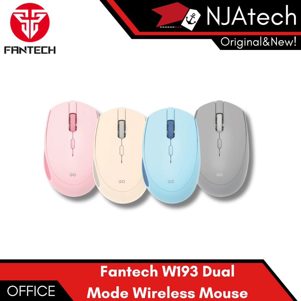 Jual Mouse Wireless Fantech W193 Dual Mode Bluetooth 5.0 | Shopee Indonesia