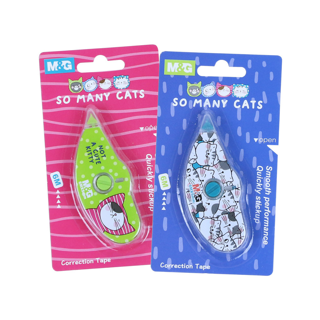 Jual Correction Tape M&G So Many Cats 6m ACT11874 | Shopee Indonesia
