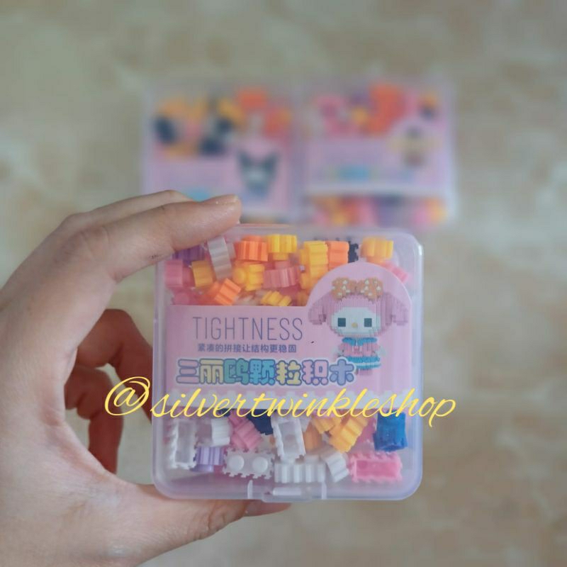 Jual Mainan edukasi anak merakit balok block blocks mini bricks brick ...