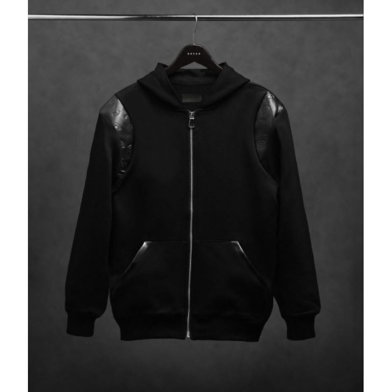 Jual RUCAS EMBOSSED PAISLEY LEATHER ZIP HOODIE ORIGINAL BIMOPD PICKY ...